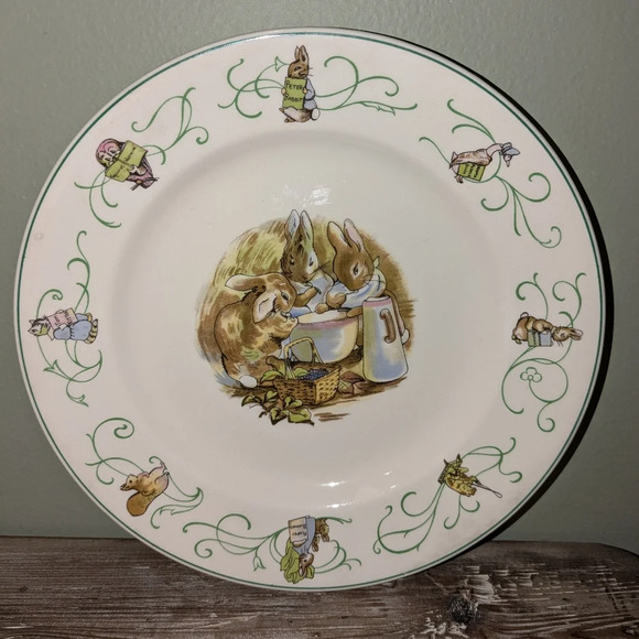 Wedgwood | Dining | Vintage 99s Wedgewood Peter Rabbit Plate | Poshmark